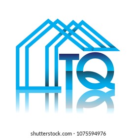 Initial Logo Tq House Icon Business Stock Vector (Royalty Free ...