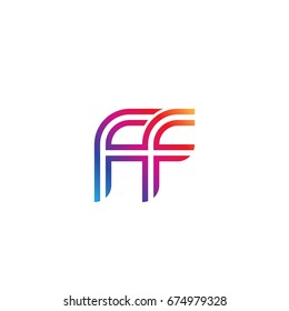 Initial Lowercase Letter Ff Linked Outline 库存矢量图（免版税）674979328 ...