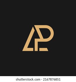 Initial Lp Letter Logo Design Vector Stock Vector (Royalty Free ...