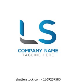 Initial Ls Letter Business Logo Design Stock Vector (Royalty Free ...