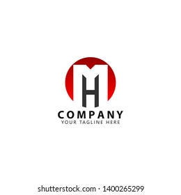Initial Mh Logo Design Inspiration: vector de stock (libre de regalías ...