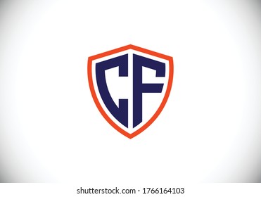 Initial Monogram Letter C F Logo Stock Vector (Royalty Free) 1766164103 ...