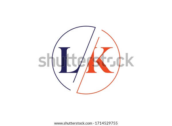 Initial Monogram Letter L K Logo Stock Vector (Royalty Free) 1714529755 ...