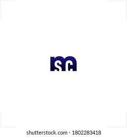 Initial Msc Letter Logo Design Stock Vector (Royalty Free) 1802283418 ...