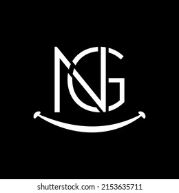 Initial Ng Letter Logo Design Vector Stock Vector (Royalty Free ...
