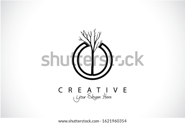 Initial O Modern Design Logo Concept Stock Vector (Royalty Free ...