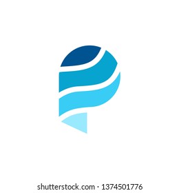Initial P Logo Design Inspiration Stock Vector (Royalty Free) 1374501776