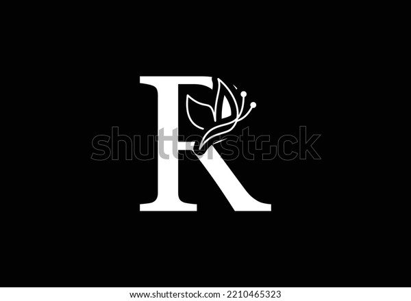 Initial R Letter Alphabet Butterfly Logo Stock Vector (Royalty Free ...
