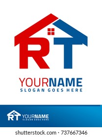 Initial R T Real Estate Logo Stock Vector (Royalty Free) 737667346 ...