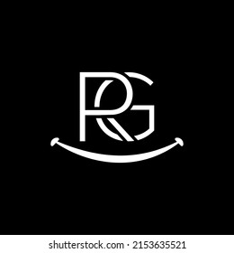 Initial Rg Letter Logo Design Vector Stock Vector (Royalty Free ...