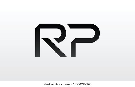 Initial Rp Letter Logo Creative Modern Stock Vector (Royalty Free ...