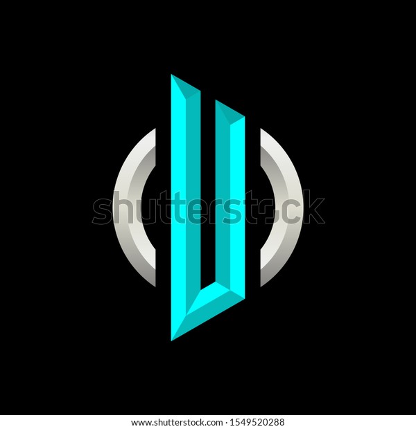 Initial U Gaming Esport Logo Design Stock Vector (Royalty Free ...