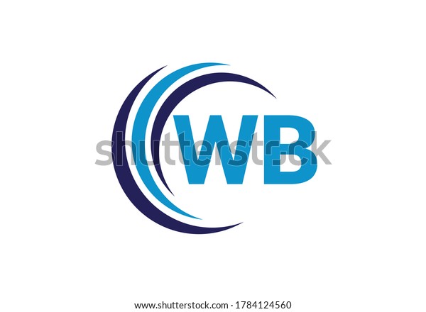 Initial W B Logo Design Vector Stock Vector (Royalty Free) 1784124560 ...