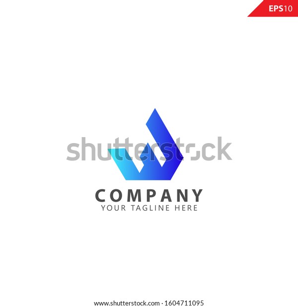 Initial W Logo Design Inspiration Vector Stock Vector (Royalty Free ...