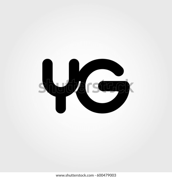Initial Yg Black Business Logo Stock Vector (Royalty Free) 600479003 ...