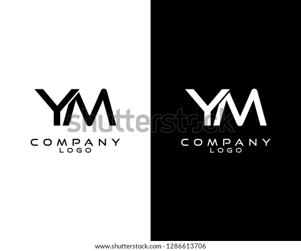 Initial Ymmy Logotype Company Name Colored Stock Vector (Royalty Free ...