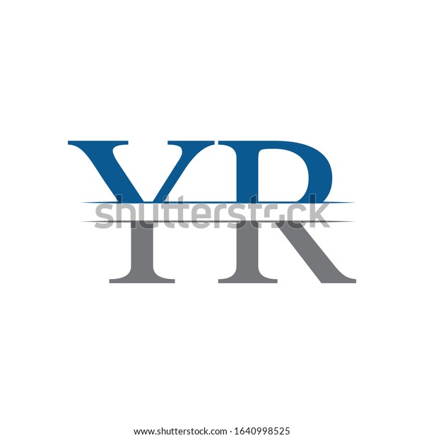 Initial Yr Logo Design Vector Template Stock Vector (Royalty Free ...