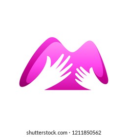 Initialletter M Hand Logo Design Inspiration Stock Vector (Royalty Free ...