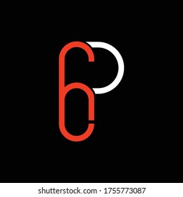 Initials 6p Vector Minimalist Logo Stock Vector (Royalty Free ...