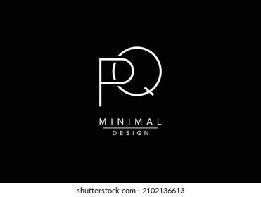 Initials Alphabet Letters Pq Qp Monogram Stock Vector (Royalty Free ...