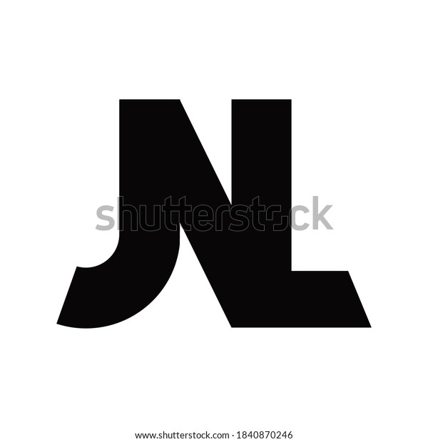 Initials Jnl Logo Design Company Business Stock Vector (Royalty Free ...
