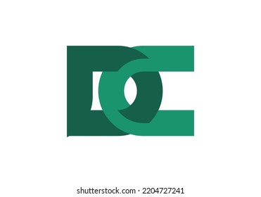 Initials Letter Dc Logo Design Company Stock Vector (Royalty Free ...