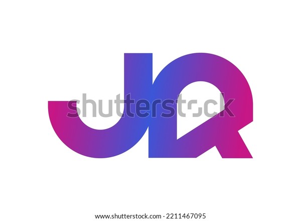 Initials Letter Jr Logo Design Company Stock Vector (Royalty Free ...