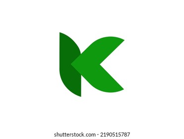 Initials Letter K Logo Unique Design Stock Vector (Royalty Free ...
