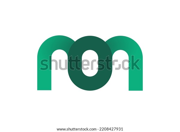 Initials Letter Mo Logo Design Brand Stock Vector (Royalty Free ...