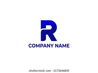 Initials Letter R Logo Simple Design Stock Vector (Royalty Free ...