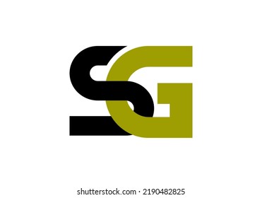 Initials Letter Sg Logo Company Logo Stock Vector (Royalty Free ...