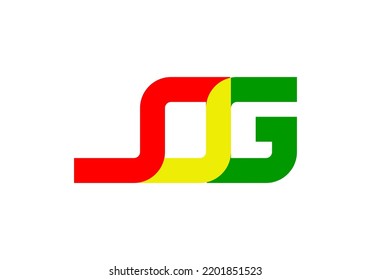 Initials Letter Sog Logo Design Brand Stock Vector (Royalty Free ...
