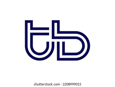 Initials Letter Tb Logo Design Company Stock Vector (Royalty Free ...
