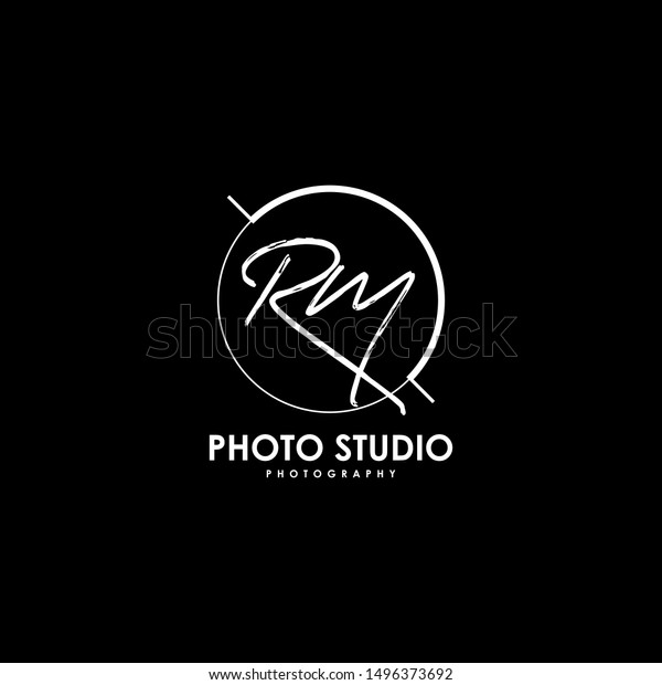 Initials Letters Rm Signature Linked Inside Stock Vector (Royalty Free ...