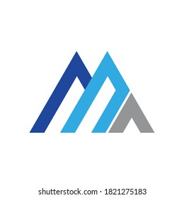 Initials Ma Logo Design Company Stock Vector (Royalty Free) 1821275183 ...