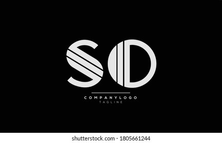 Initials Monogram Letter Text Alphabet Logo Stock Vector (Royalty Free ...