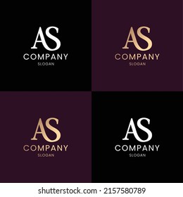 Initials Monogram Letter Text Alphabet Logo Stock Vector (Royalty Free ...