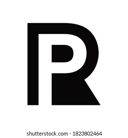 P R Letter Logo Design Eps Stock Vector (Royalty Free) 1473363242