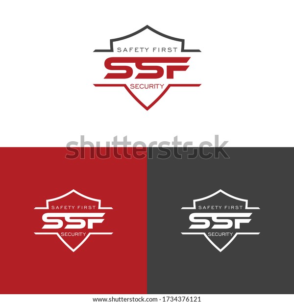 Initials Security Logo Your Business Stock Vector (Royalty Free ...