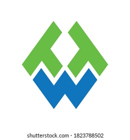 Initials Ttw Logo Design Business Stock Vector (Royalty Free) 1823788502