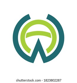 Initials Wa Logo Design Business Stock Vector (Royalty Free) 1823802287 ...