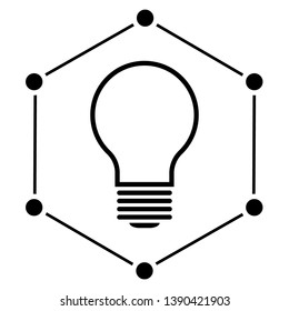 Initiative Vector Icon Illustration Initiative Logo Stock Vector ...
