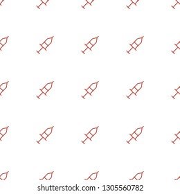 Injection Icon Pattern Seamless White Background Stock Vector (Royalty ...