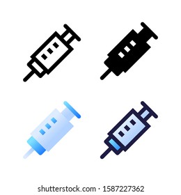 Injection Logo Icon Design Four Style Stock Vector (Royalty Free ...
