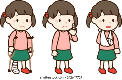 Injury Child Stock Vector (Royalty Free) 242647729 | Shutterstock