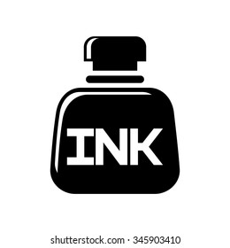 Ink Bottle Icon Stock Vector (Royalty Free) 345903410 | Shutterstock
