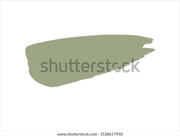 Ink Green Paint Stroke Background Watercolor Stock Vector (Royalty Free ...