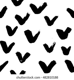 Ink Hand Drawn Check Marks Seamless 스톡 일러스트 482810167 | Shutterstock