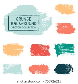 Ink Smudge Abstract Shape Stains Spots Stock Vector (Royalty Free ...