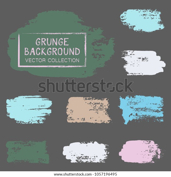Ink Smudge Abstract Shape Stains Spots Stock Vector (Royalty Free ...